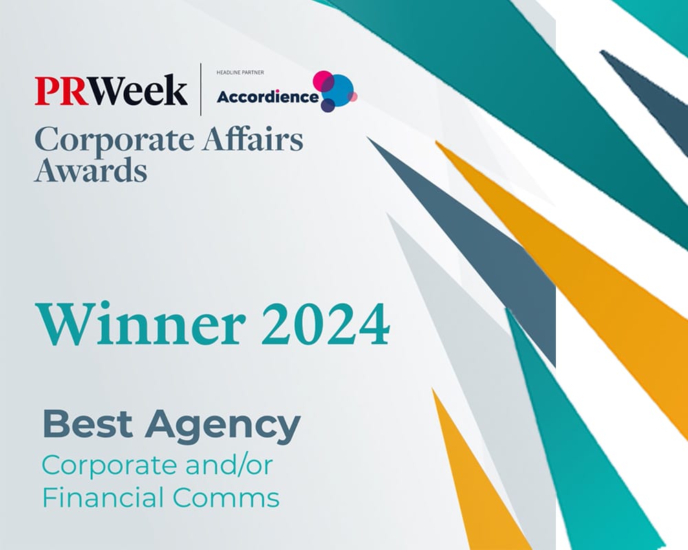 MHP Group wins big at the PRWeek Corporate Affairs Awards, 2024 | MHP Group